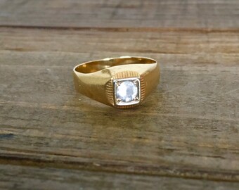 Vintage gold ring | Etsy