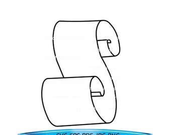 Scroll letters | Etsy