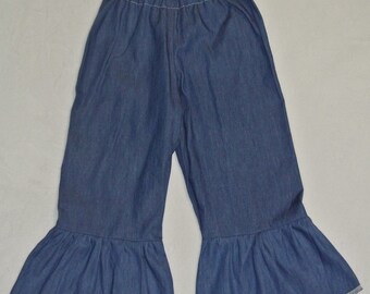 Ruffle jeans | Etsy