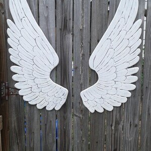 Wood angel wings | Etsy