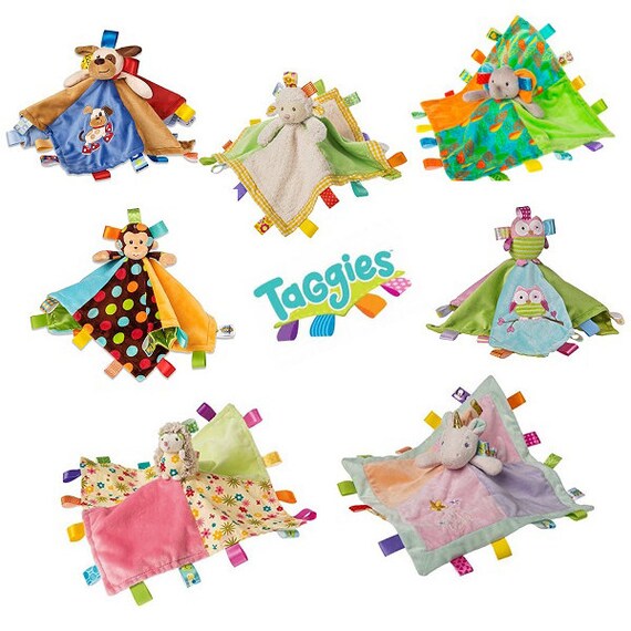 Custom Embroidered Personalized Character TAGGIES™ Blanket