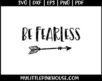 Fearless svg | Etsy