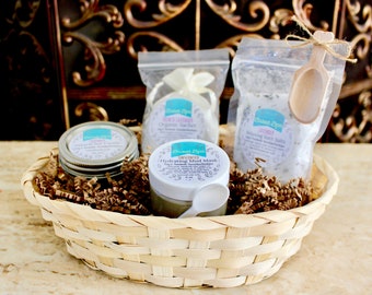 Candle gift basket | Etsy