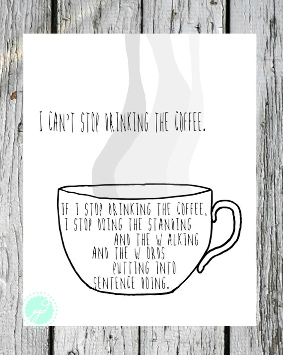 Items similar to Gilmore Girls quote, Coffee quote, coffee printable ...