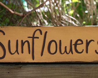 Sunflower sign | Etsy