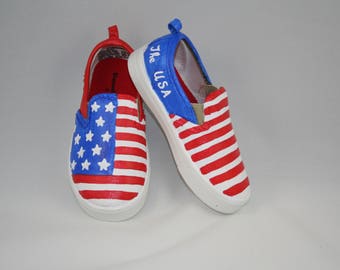 American flag shoes | Etsy