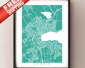 Bancroft Map Print Ontario Art Canada Poster