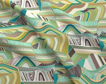 Earth tone fabric | Etsy