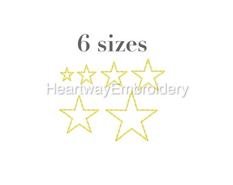 Star embroidery | Etsy