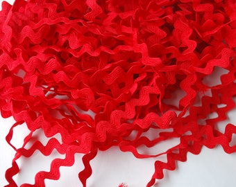 Red rick rack | Etsy