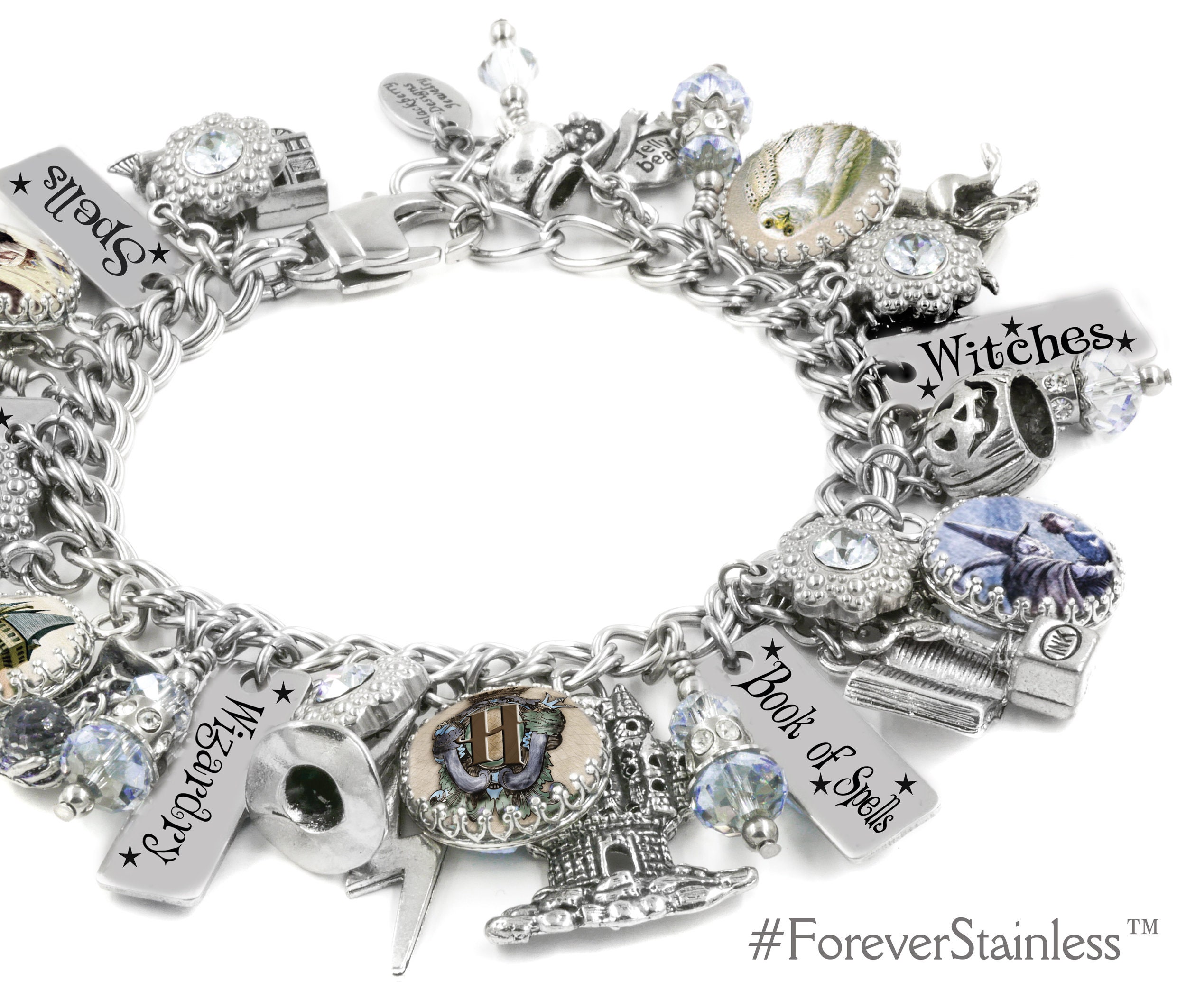 Wizard Jewelry Magic Charm Bracelet Magical Bracelet Witch