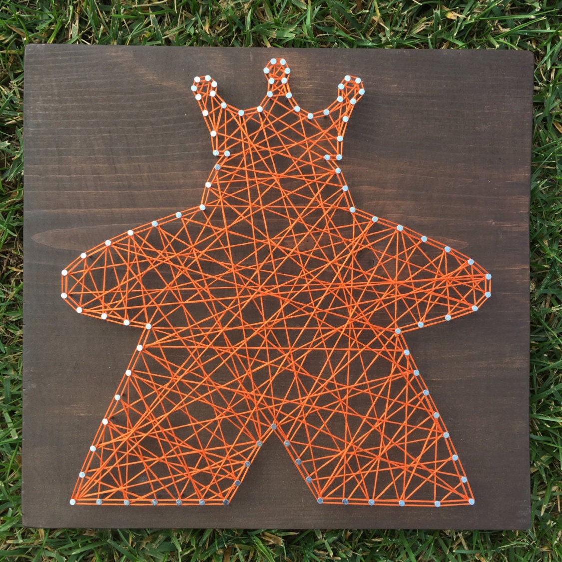 Meeple King String Art Made-to-Order