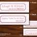 Valentine Bag Toppers Hugs and Kisses DIY Treat Bag Editable