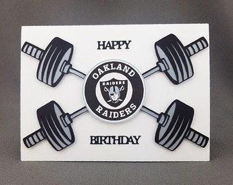 Raiders birthday | Etsy