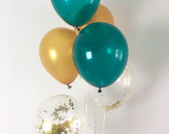 Teal balloon | Etsy