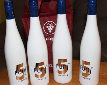 Wine bottle crafts | Etsy