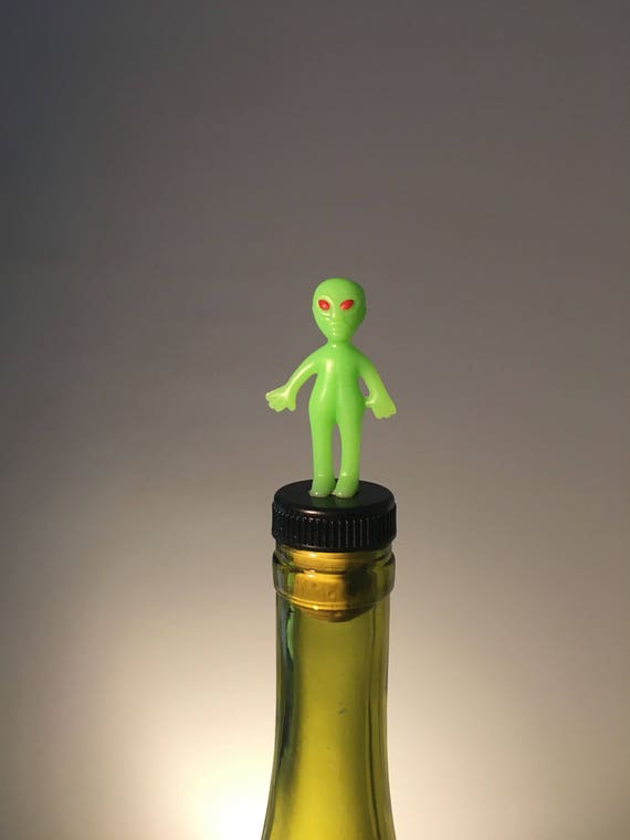 Alien Wine Stopper Alien Bottle Topper Alien Gift