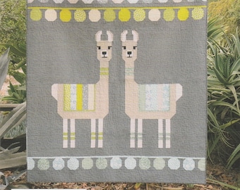 Llama quilt pattern | Etsy
