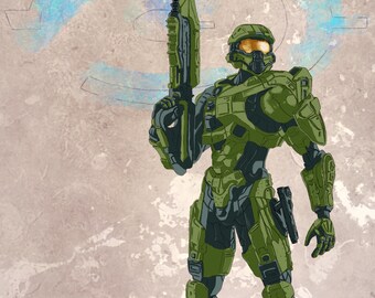 Master chief | Etsy