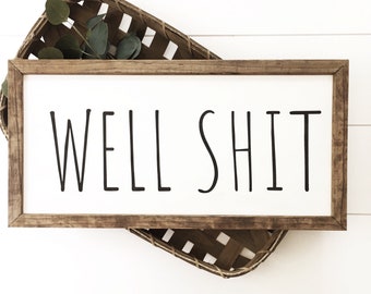 Well shit | Etsy