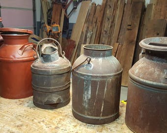 Antique milk can | Etsy