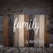 Family Sign Family is everything Distressed Family sign