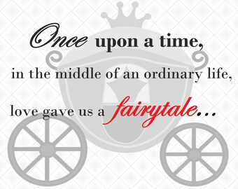 Once upon a time sign | Etsy