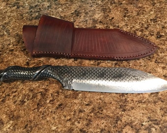 Hand Forged Rasp Knife