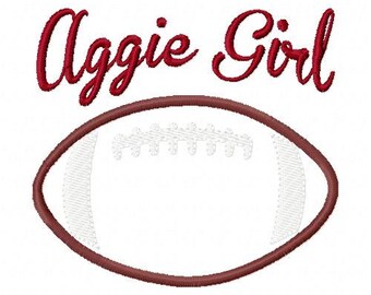Aggies embroidery | Etsy