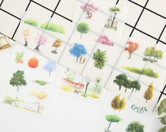 Watercolor tree | Etsy