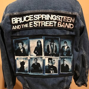 Upcycled denim jacket | Etsy