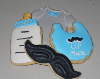 Little man cookies | Etsy