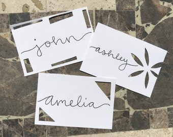 Unique place cards | Etsy