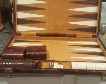 Retro backgammon | Etsy