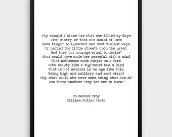 William butler yeats | Etsy