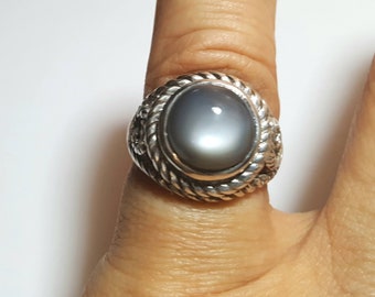 Mens moonstone ring | Etsy
