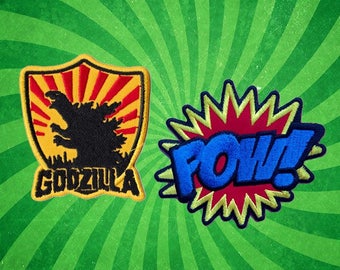 Godzilla patch | Etsy