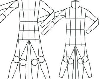 Kid FASHION FIGURE TEMPLATES