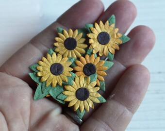 Paper sunflowers | Etsy