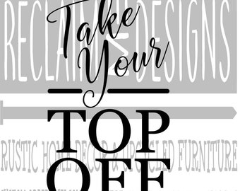 Take your top off | Etsy