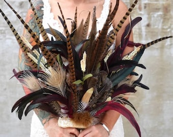 Feather bouquet | Etsy