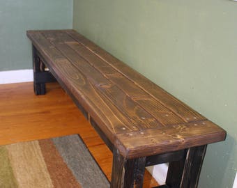 Farmhouse bench | Etsy