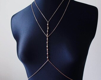 Body harness jewelry | Etsy