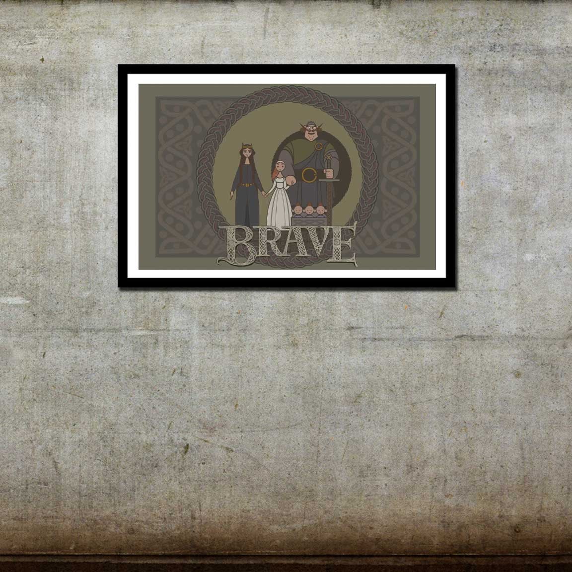 Merida Family Tapestry Brave / Disney Pixar Inspired Movie