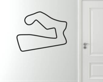 Wall decals Race track Vinyl wall decal