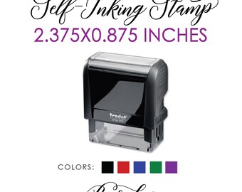 Custom Rubber Stamp 4x4 inches Logo Stamp Wedding Stamp