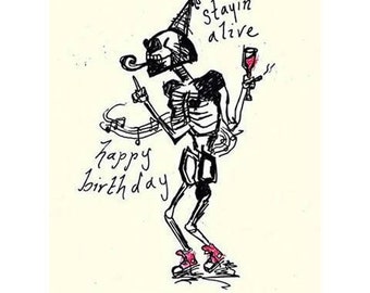 Skeleton birthday | Etsy
