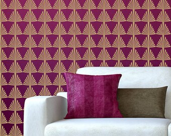 Art deco wallpaper | Etsy