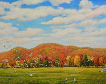Jacques Audet Original Painting Quebec Canada by audetpainter