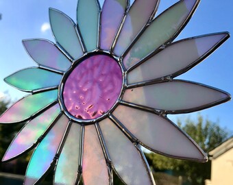 Stained glass daisy | Etsy